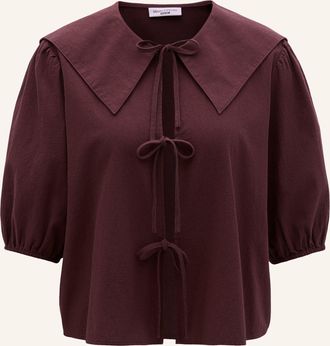 Marc O'Polo Denim Marc Opolo Denim Crinkle-Bluse rot
