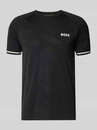 HUGO BOSS Regular Fit T-Shirt mit Label Print Modell TOC SERVE 2
