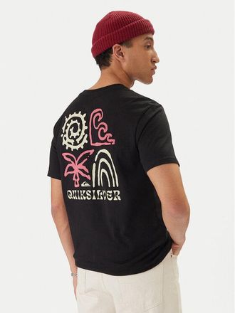 Quiksilver T-Shirt EQYZT08307 Schwarz Regular Fit
