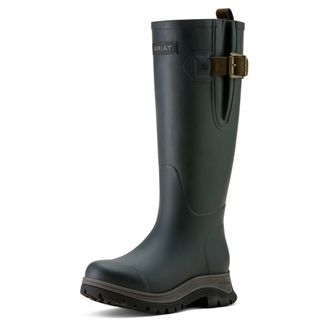 Ariat Womens Woodstock Rubber Boots in Deep Navy, B Medium Width, Size 36.5, by Ariat