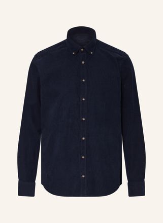 Strokesman's Strokesmans Cordhemd Regular Fit blau