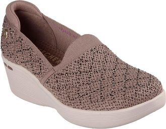 Skechers Pier-Lite My Reflection Polyester Damen Mocha Sneaker
