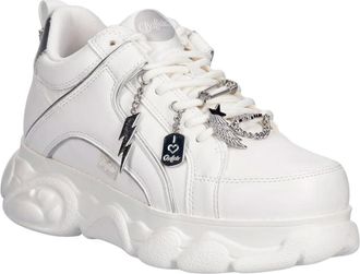 Buffalo Femme, Chaussures, Blanc, Taille: 42 EU Cld Corin Charms