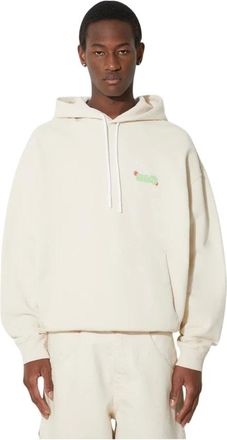 Marcelo Burlon Herren, Sweatshirts & Hoodies, Beige, XLGr&ouml;&szlig;e