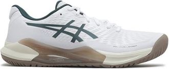 Asics Homme Gel-Challenger 14 Sneaker, White/Saxon Green, 42.5 EU