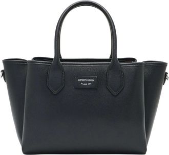 Emporio Armani Femme, Sacs, Noir, Taille: ONE Size Shopper modello medio
