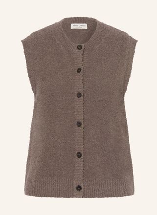 Marc O'Polo Marc Opolo Strickweste Aus Boucl&eacute; braun