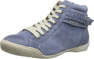 Andrea Conti Hoopah by Andrea Conti 2617423 Damen Schnürhalbschuhe, Blau (dunkelblau 017), EU 38