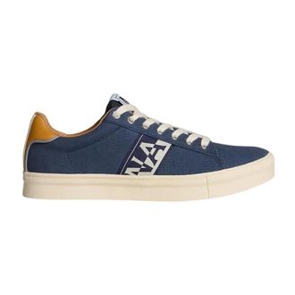 Napapijri Blaue Canvas Sneakers im Casual-Stil - - Shoes - Herren - Blau - 41 EU