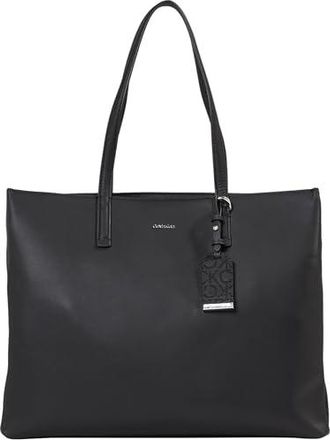 Calvin Klein Women CK MUST MEDIUM SHOPPER_JCQ, Ck Black Mono Jacquard, One Size