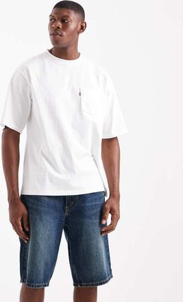 Levi's 469 - Short en jean ample - Bleu fonc&eacute; d&eacute;lav&eacute; vintage