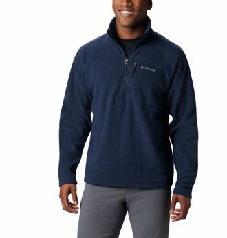 Columbia Fast Trek III Half Zip Fleecepullover, Au&szlig;enschicht Polyfleece, Schlankes Design, Enganliegende Passform, M&uuml;heloses Packen, Praktische Tasche - Herren