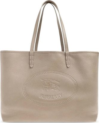 Burberry Equestrian Knight Tote Bag - Nude