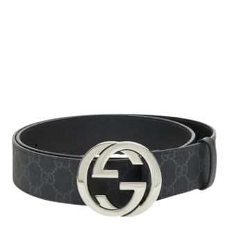 Gucci Ceinture Vintage Pre-owned - Homme - Pre-owned - Noir - Taille: ONE Size