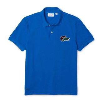 Lacoste Baumwoll-Polohemd f&uuml;r die Feiertage - - Tops - Herren - Blau - M
