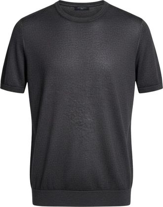 Daniele Fiesoli Homme, Tops, Noir, Taille: XL DF 0011 T-shirt