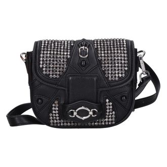 La Carrie Hammered Rhinestone Crossbody Bag - - Bags - Damen - Schwarzk - ONE SIZE