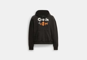 Coach Hoodie Mit Fischmotiv