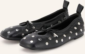 Alohas Alohas Ballerinas Rosalind Mit Nieten schwarz