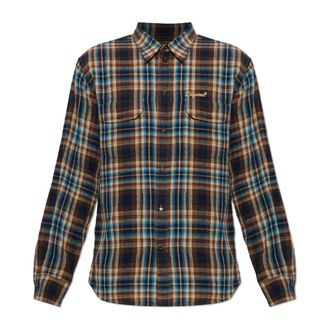 Dsquared2 Chemise canadienne &agrave; carreaux hybride - Homme - Chemises - Multicolore - Taille: L