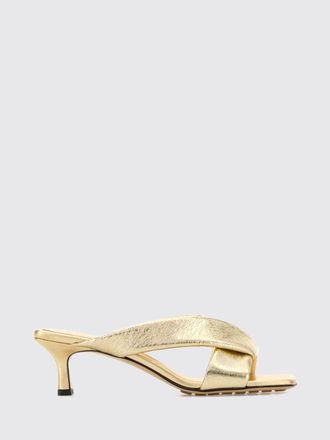 Bottega Veneta Sandales &agrave; Talons Femme couleur Or
