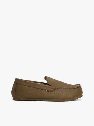 Tommy Hilfiger Chaussons style bateau fourrés en polaire
