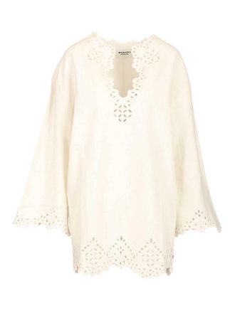Isabel Marant Robe Courte - Blanc
