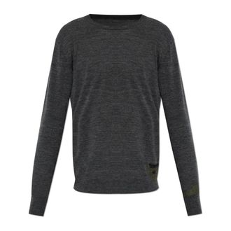 Maison Margiela Wollpullover mit Rundhalsausschnitt - - Knitwear - Herren - Grau - S