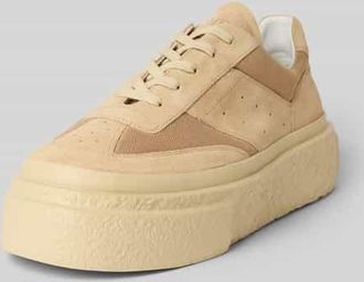 Maison Margiela Plateau-Sneaker mit Bel&uuml;ftungsl&ouml;chern