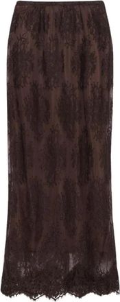 Aniye By Langenrock aus Spitze - - Skirts - Damen - Braun - S