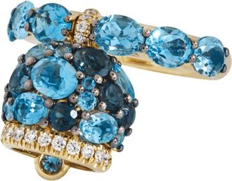 CHANTECLER Femme, Accessoires, Bleu, Taille: 55 MM Rings