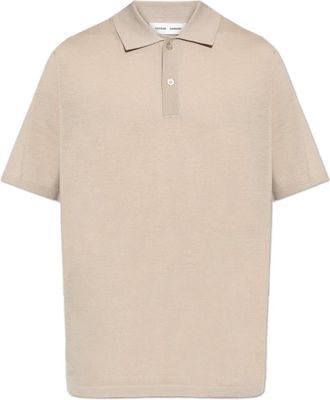 Sams&oslash;e & Sams&oslash;e Homme, Pulls, Beige, Taille: XL Sarowan Knit Polo
