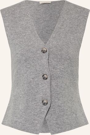 Lilienfels Lilienfels Strickweste Mit Cashmere grau