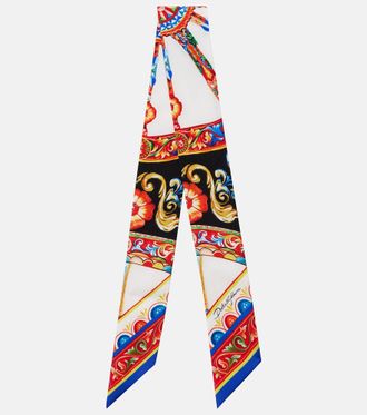 Dolce & Gabbana Foulard Carretto en soie
