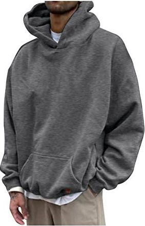 Generic Sweat a Capuche Homme Hooded Sweatshirt Sweatshirt &agrave; Capuche Homme avec Broderie, Style Hip-Hop D&eacute;contract&eacute; pour Un Look Europ&eacute;en