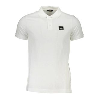 Cavalli Homme, Tops, Blanc, Taille: XL Polo Manches Courtes Blanc