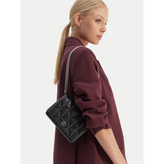 Calvin Klein Handtasche Calvin Klein Quilted Mini Chain Bag LV04F3321G Schwarz