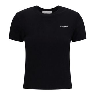 Coperni Baby Tee - Femme - Tops - Noir - Taille: 40 FR