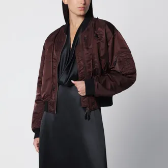 Maison Margiela Wendbare MA-1-Jacke in Dunkelbraun