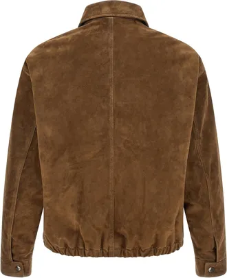 Giorgio Brato Suede Jacket - Brown
