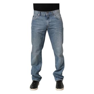 Dolce & Gabbana Homme, Jeans, Bleu, Taille: M Jean Droit