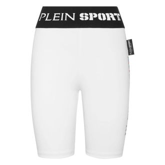 Plein Sport Femme, Shorts, Blanc, Taille: 40 FR Leggings