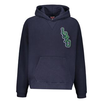 Kenzo Baumwoll-Hoodie mit verstellbarer Kapuze - - Sweatshirts & Hoodies - Herren - Blau - XS