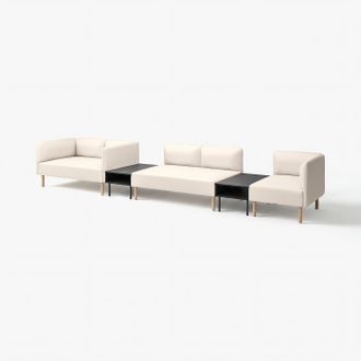 IKEA LILLEHEM 5er-Sitzelement mit Ablage