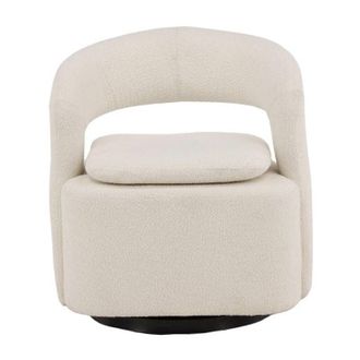 ebuy24 Laurel fauteuil blanc