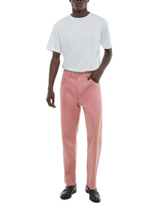 Fursac Pantalon 5 poches en twill de coton - Taille 29 - Homme