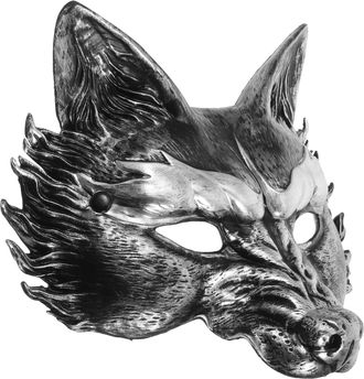 NUOBESTY Fuchsmaske aus Pu-Schaum Leichte Halbgesichtsmaske f&uuml;r Erwachsene Realistische Tiermaske f&uuml;r Halloween Karneval Maskerade und Kost&uuml;mparty