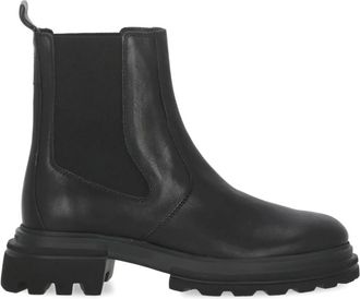 Hogan Femme, Chaussures, Noir, Taille: 38 1/2 EU Bottes 10-Storey