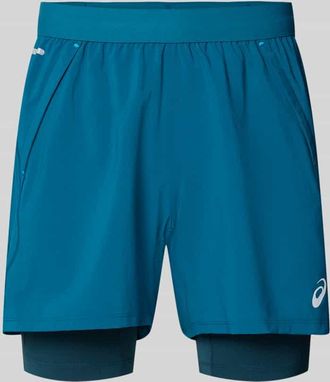 Asics Regular Fit Shorts mit integrierten Tights Modell Road