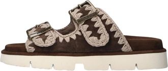 Mou Femme, Chaussures, Brun, Taille: 38 EU Bio Sandal Two Buckles
